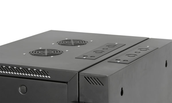 Gator Cases GRW2012508 12U Hinged Wall Rack, Steel Door - Sierra Cases