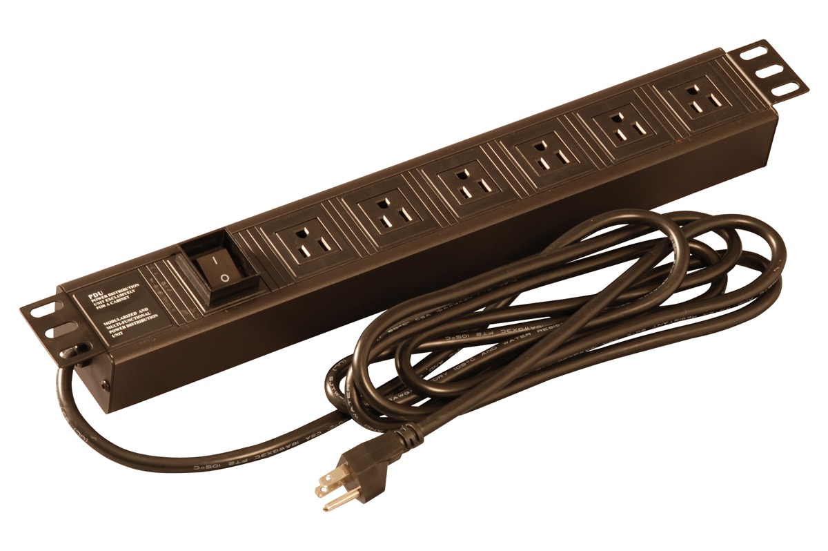 Gator Cases GRW-PWRVERT-6 6-Outlet Power Strip - Sierra Cases