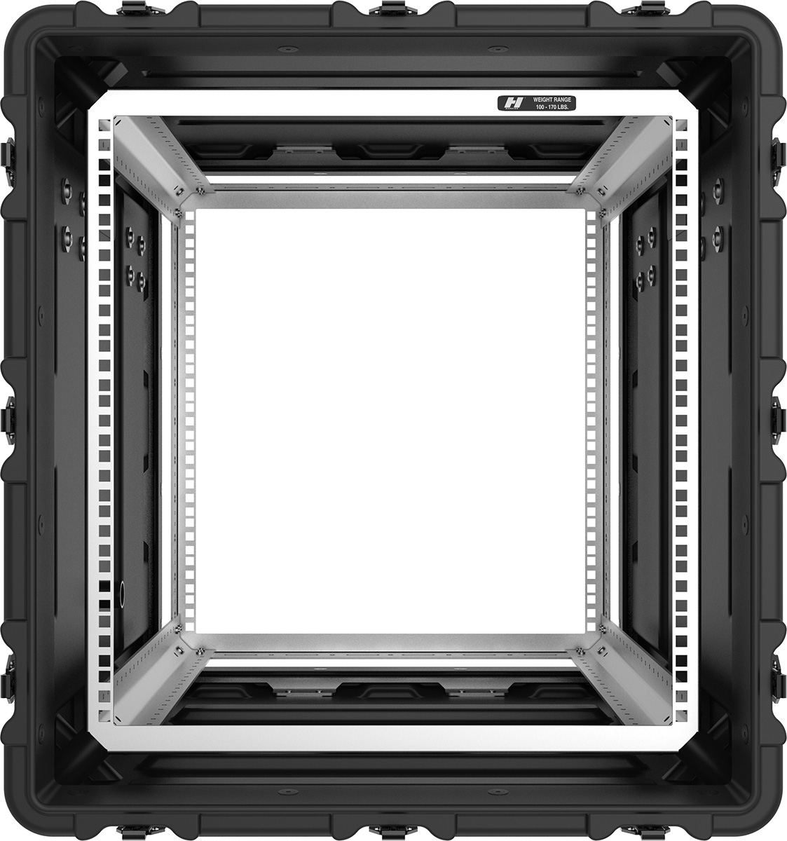 Pelican-Hardigg Super-V Series 11U Rack Mount Case - Sierra Cases